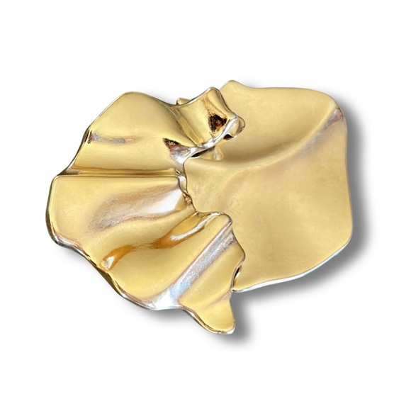 Vintage | Accessories | Vintage 98s Revcor Gold Belt Buckle Abstract ...